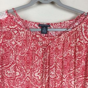 Chelsea & Theodore | Tops | Chelsea Theodore Lace Embroidered Long ...